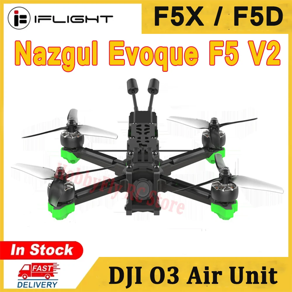 iFlight Nazgul Evoque F5D V2 HD 6" DJI O3 Air Unit 6S BNF ELRS 915MHz ...