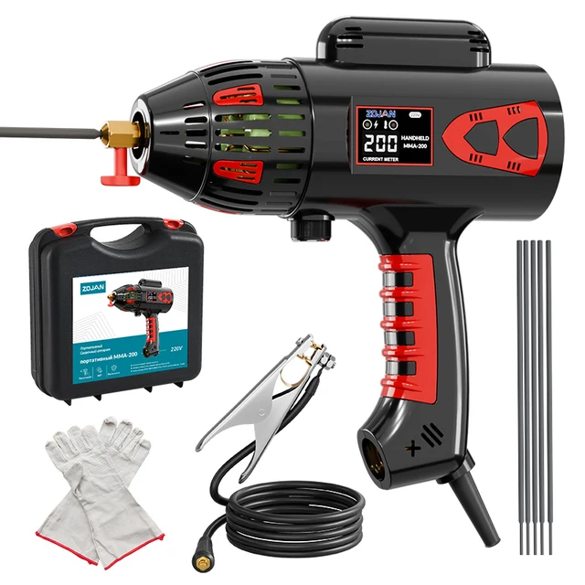 Портативный сварочный аппарат ZOJAN 220V 200 А, портативный дуговой ...