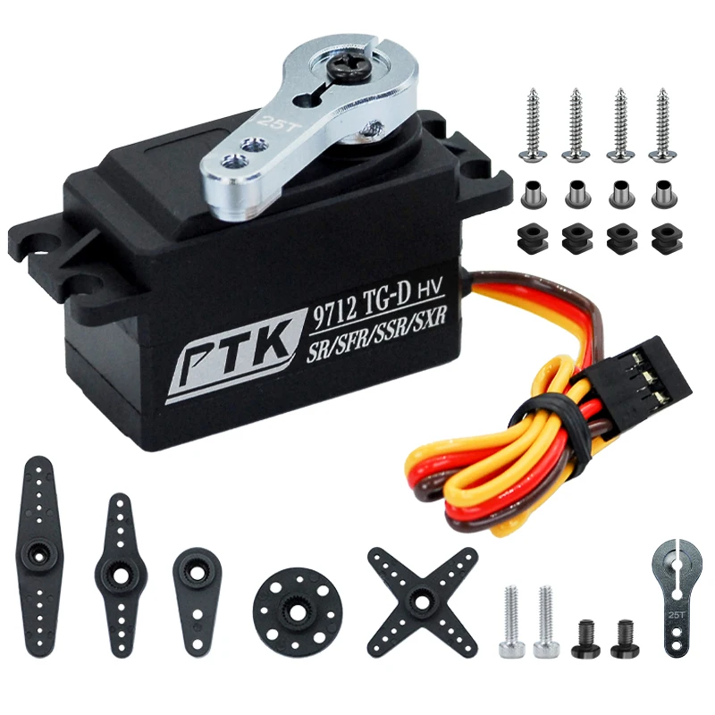 PTK металлический сервопривод 12кг 20кг | AliExpress