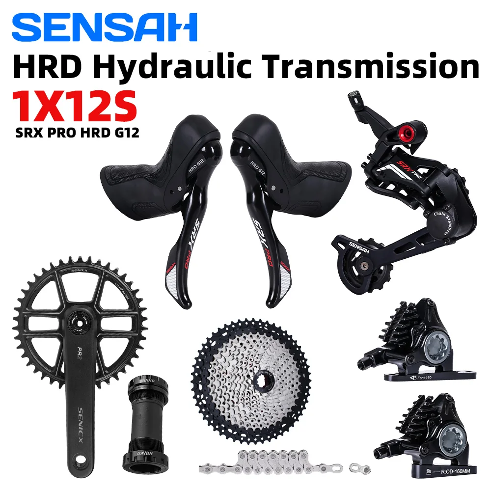 SENSAH HRD Hydraulic Shifter 1x12 SRX PRO G12 для гравийного велосипеда ...