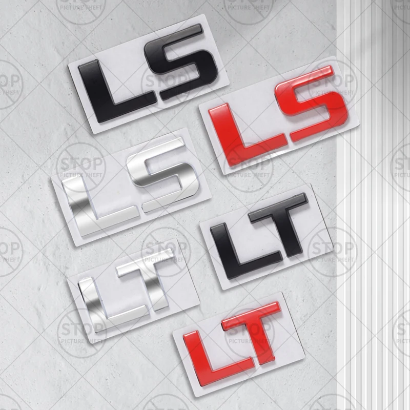 Автомобильная наклейка LS LT логотип 3D Наклейка украшение кузова ...