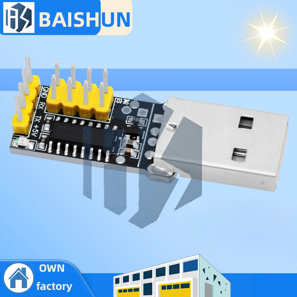 Модуль CH9329 UART/TTL, последовательный порт к USB HID, полная ...