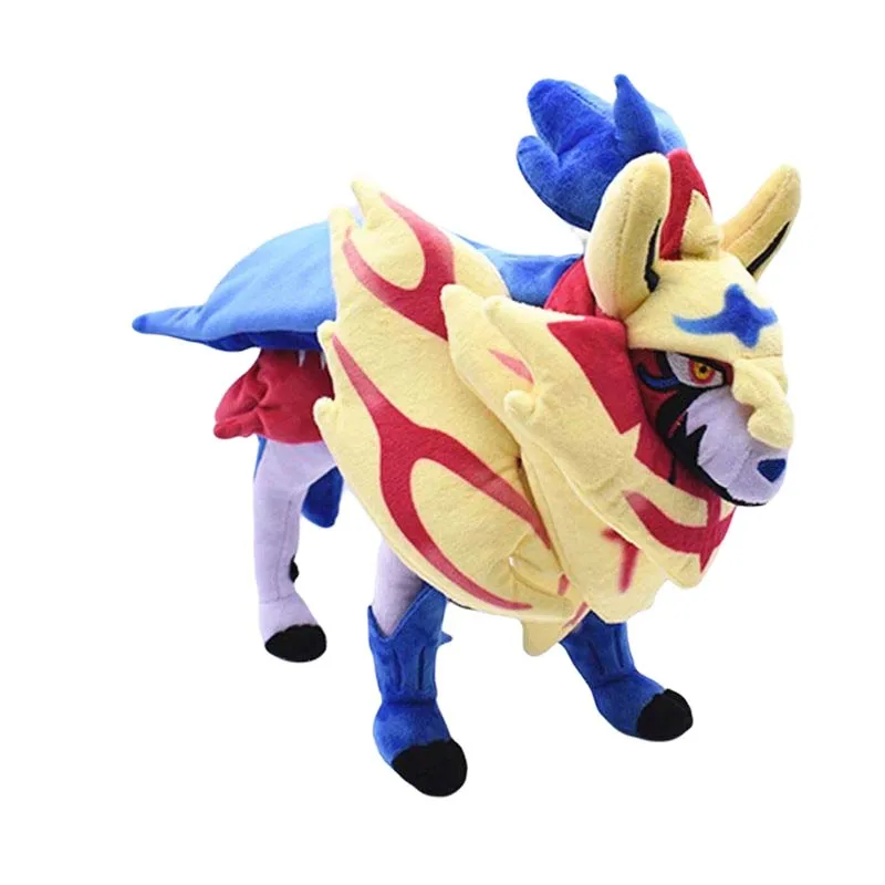 Pokemon Sword Shield Series Plush Toy Anime Figures Zacian Zamazenta ...