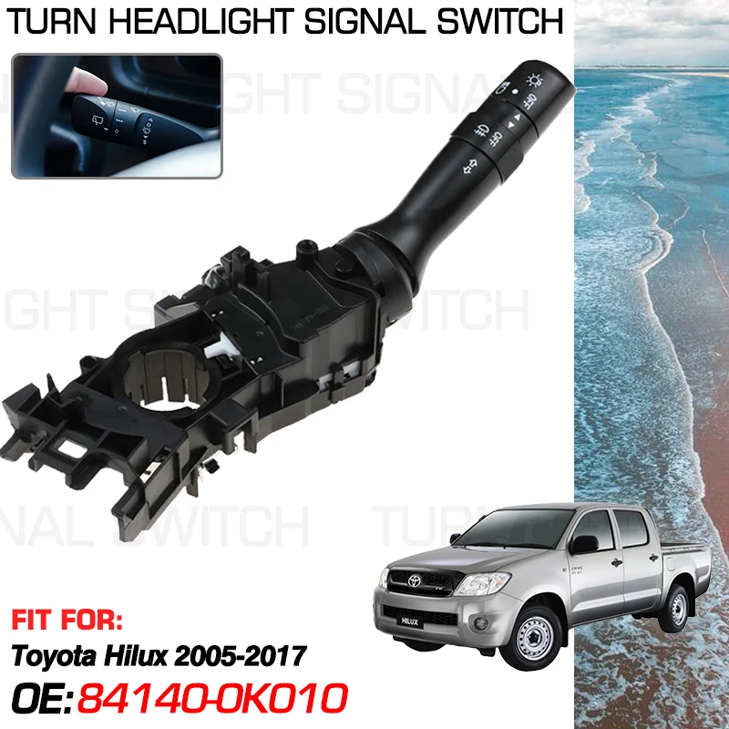 Автомобильный поворотный переключатель фары для Toyota Hilux AN10 AN20 ...