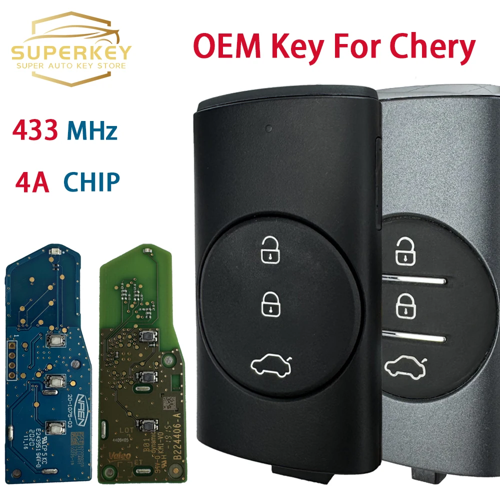 SUPERKEY оригинальный ключ без ключа Go Smart Car Key 4A чип 433 МГц ...
