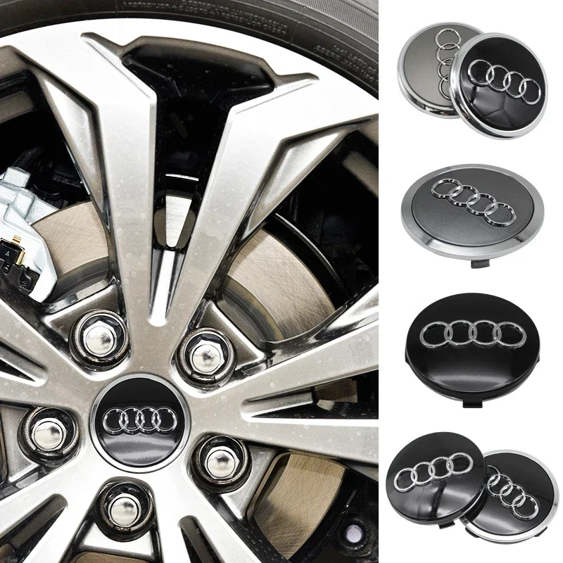 4pcs 60mm 61mm 69mm 135mm Car Styling Wheel Center Cap Hub Covers Badge ...