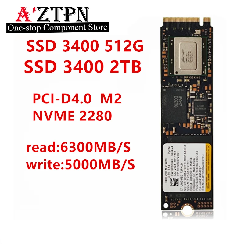 Micron SSD 3400 2TB NVMe M.2 2280 для ноутбука | AliExpress