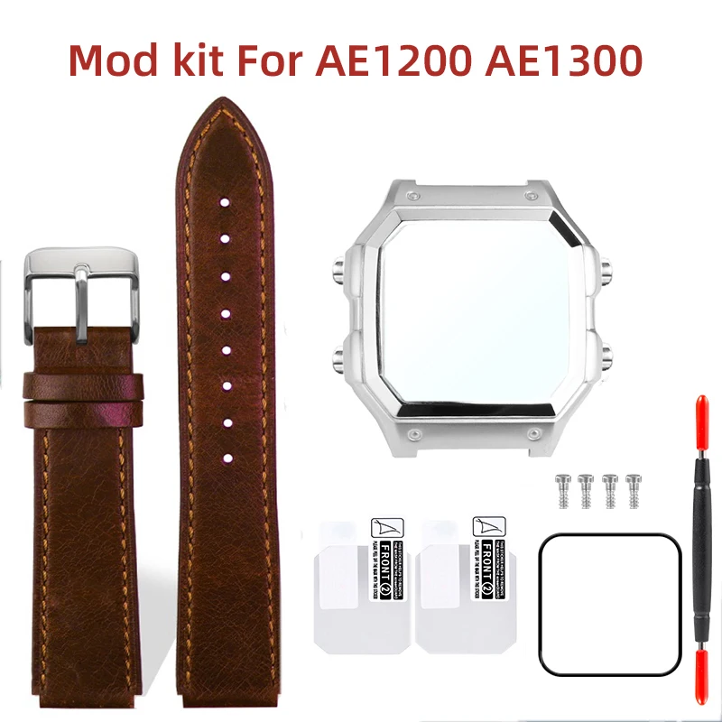 Чехол из нержавеющей стали AE1200 1300, чехол для Casio 3299 AE-1200 AE ...