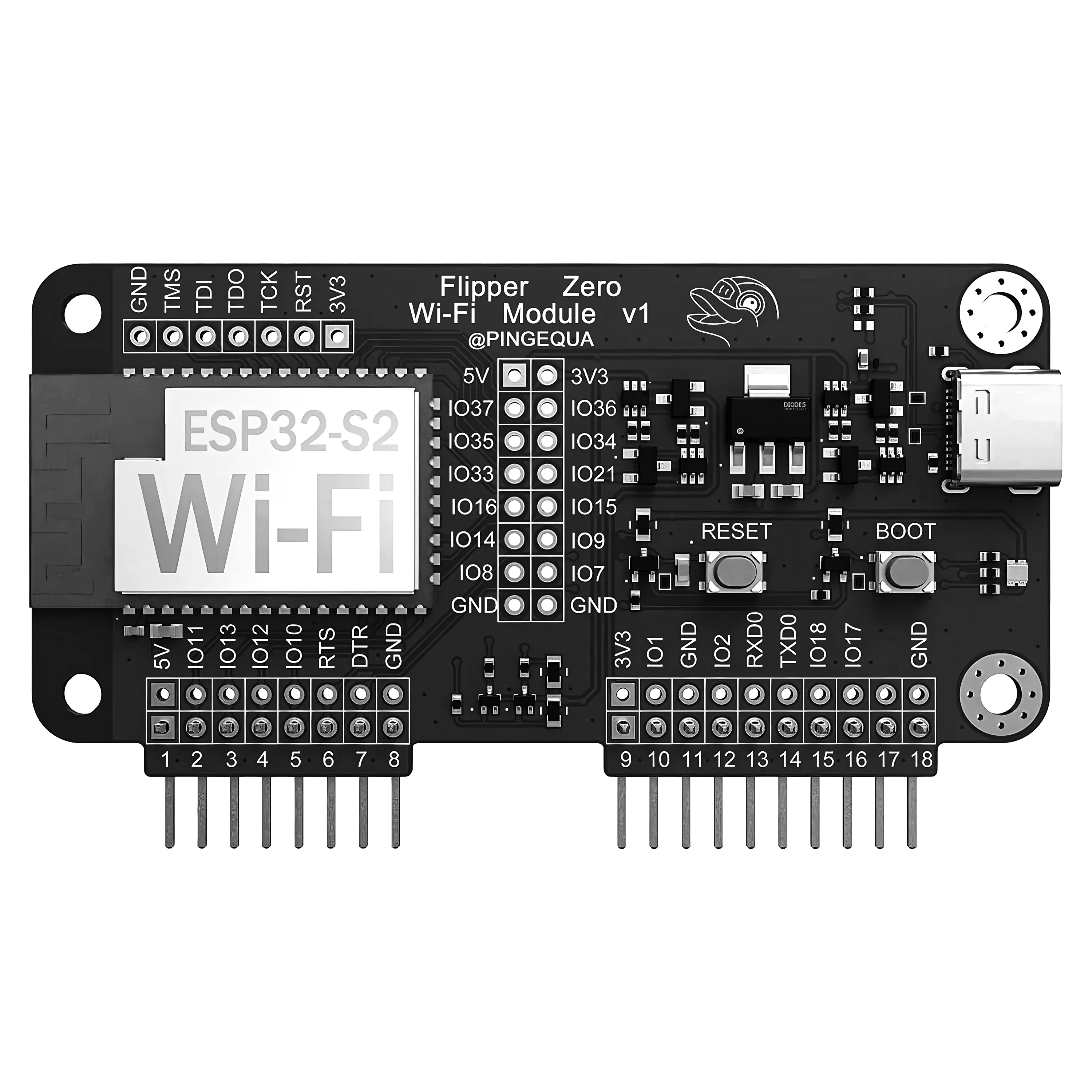 Приборная плата Flipper Zero Wi-Fi с предварительно установленной прошивкой Marauder, набор ...