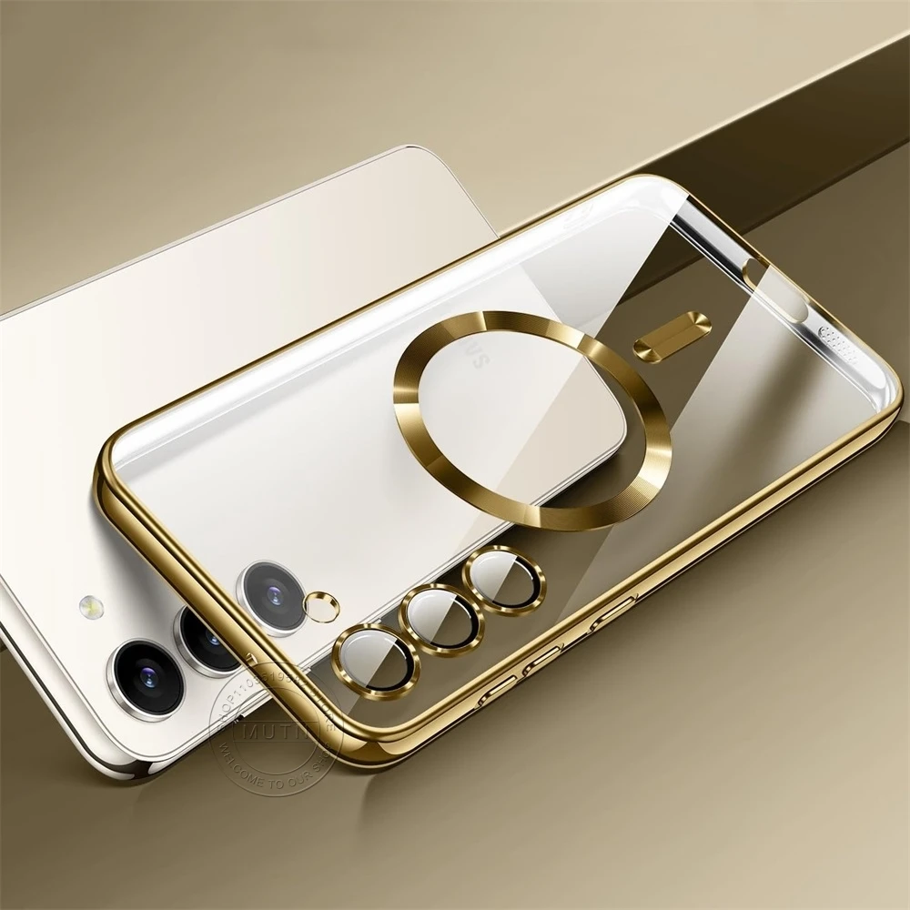 Для Samsung S24FE S23FE S25 S24 S23 S22 S21 S20 Plus FE Чехол Note20 Ultra Galaxy Прозрачный ...