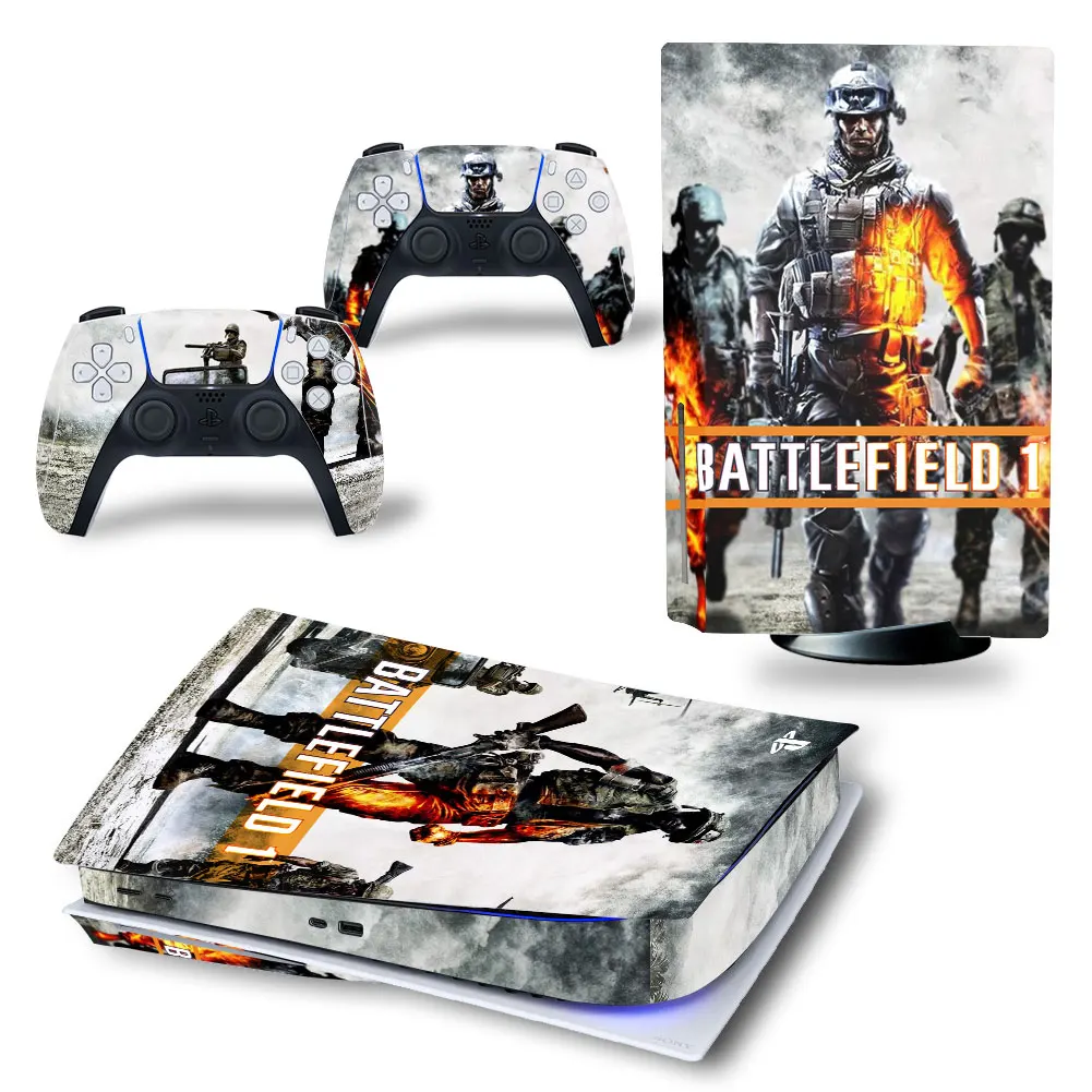 Battlefield 1 skin Waterproof Game PS5 Skin Sticker Decal Cover for ...