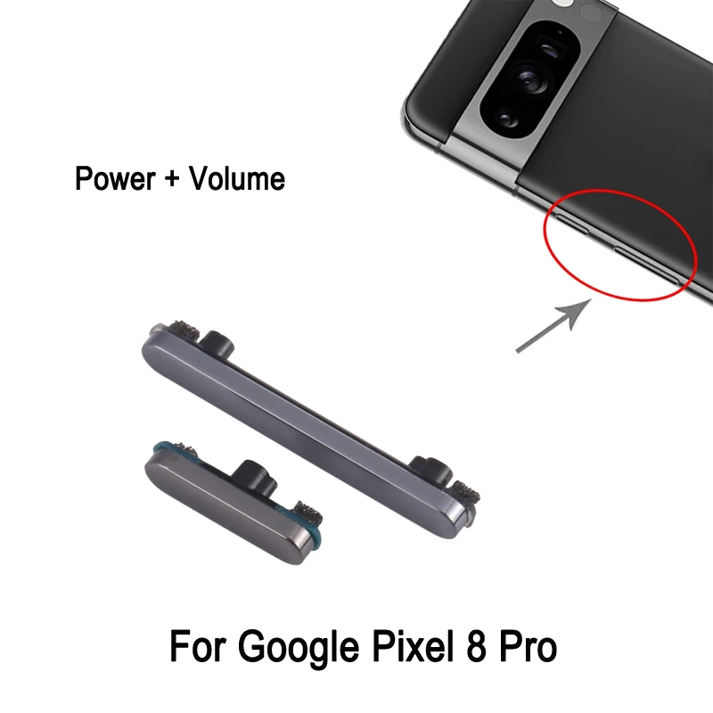 Запасная часть для кнопки питания Google Pixel 8 Pro + кнопки ...