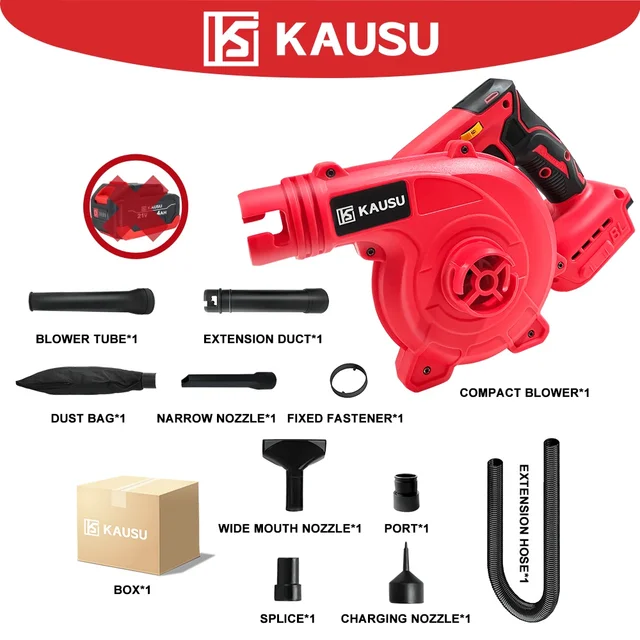 Бесщеточный воздуходувка KAUSU для Makita 18В | AliExpress