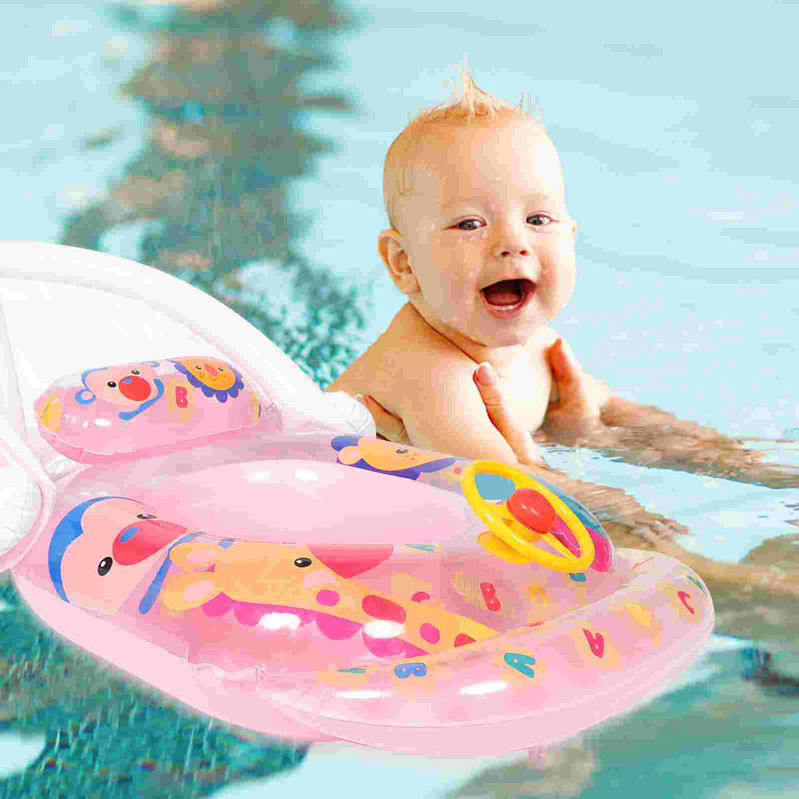 Inflatable Baby Swim Float Seat Toddler Swimming Float Infant Swimming ...