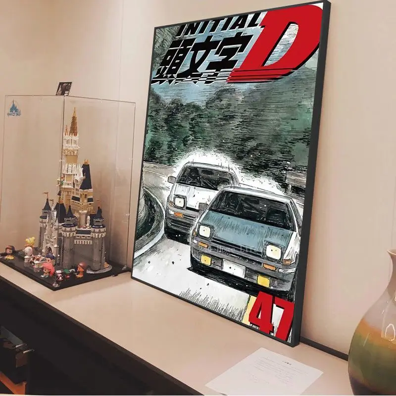 Japanese Racing Anime Initial D Classic Vintage Posters Decoracion ...