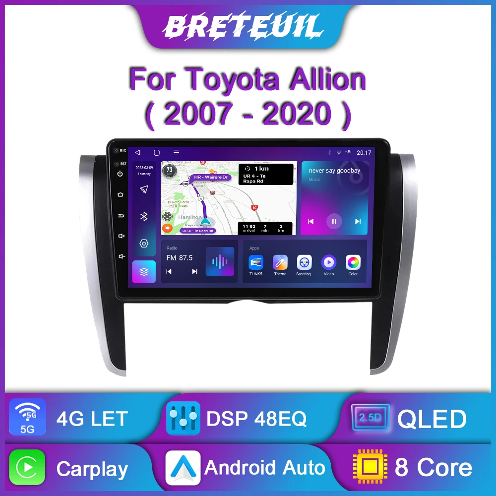 Для Toyota Allion Premio T260 2007 2008 2009 2010 2011 2012 2013 2014 2015 Android Car Radio ...