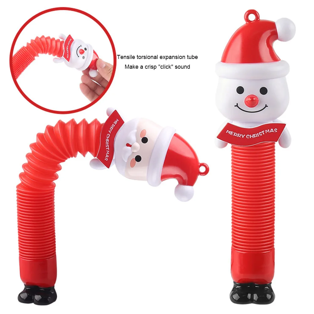 Plastic Retractable Tubes Stress Relief Christmas Sensory Telescopic ...