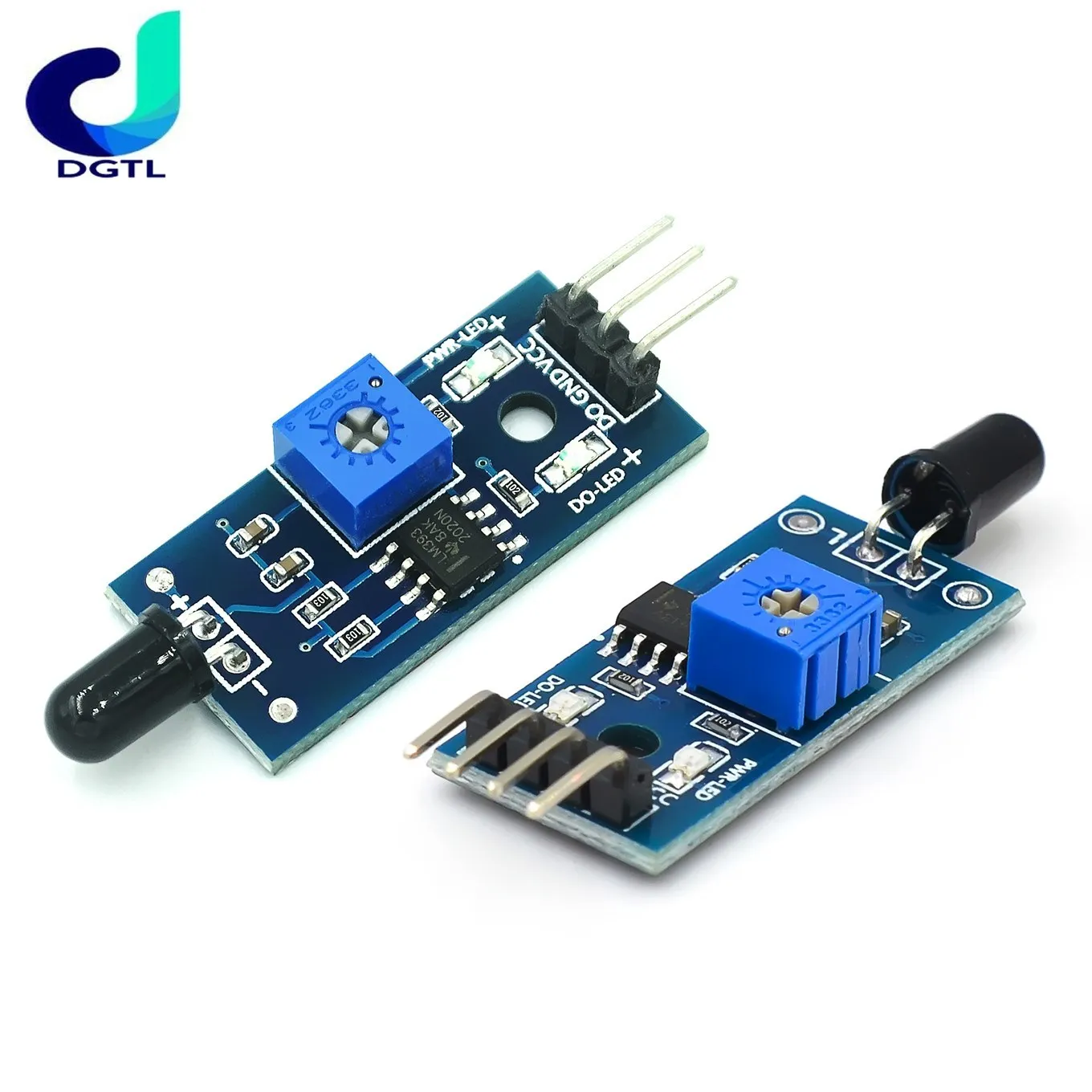 IR Infrared 3/4 Wire Flame Detection Sensor Module IR Flame Sensor ...