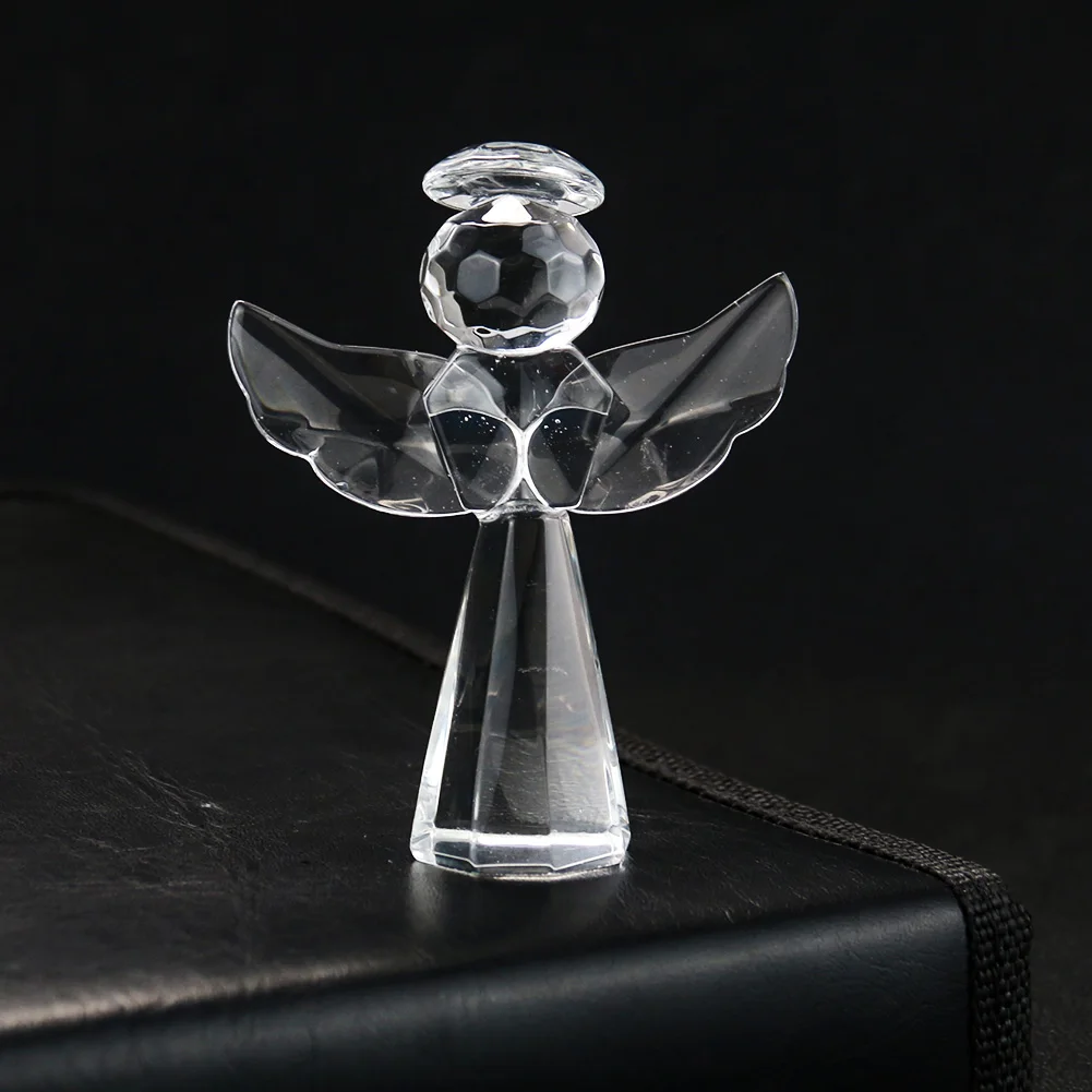 Transparent Crystal Glass Prism Angel Fairy Wing Halo God Religion ...