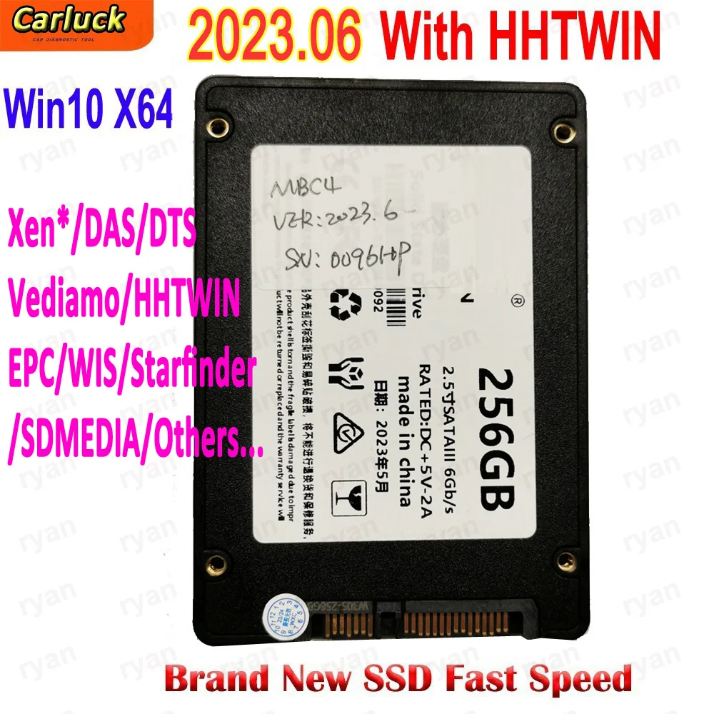 2023,09 МБ STAR C4 C5 C3 программное обеспечение SSD с HHT Win10 64bit ...