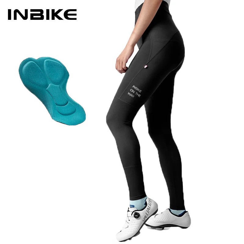 INBIKE Women‘s Cycling Pants Padded Bicycle Biking Tights MTB Cycling Clothing for Women Quick ...
