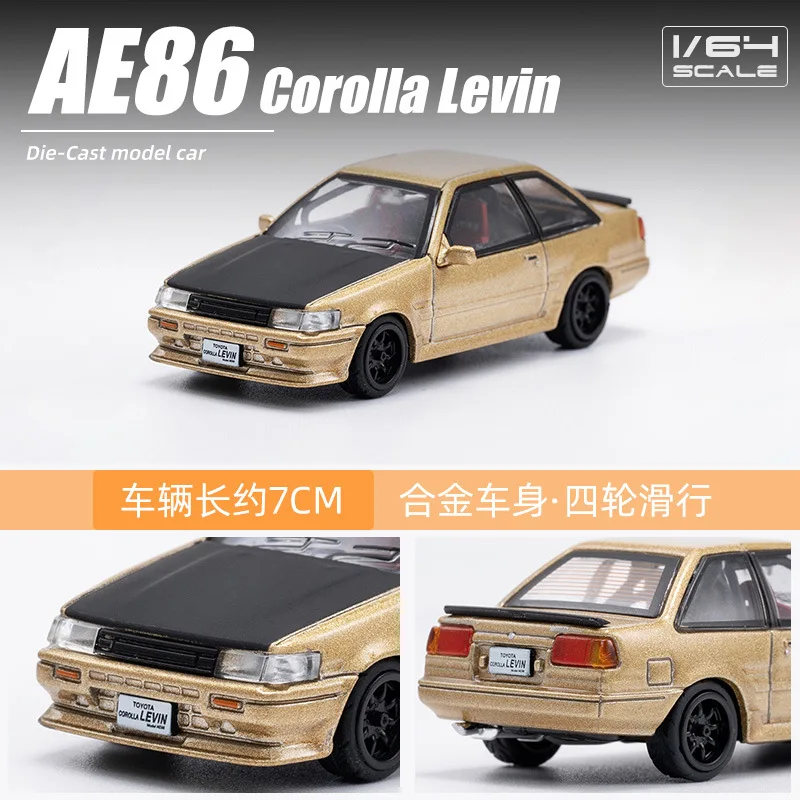DCT 1/64 AE86 Модель Автомобиля Классическая Коллекционная Игрушка ...