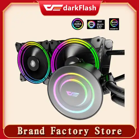 Darkflash pc case water liquid cooling aio cooler - купить недорого ...