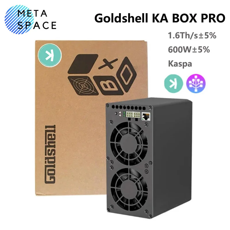Новинка Goldshell KA BOX Pro 1.6Th/s Kaspa Miner 600 Вт KAS машина для ...