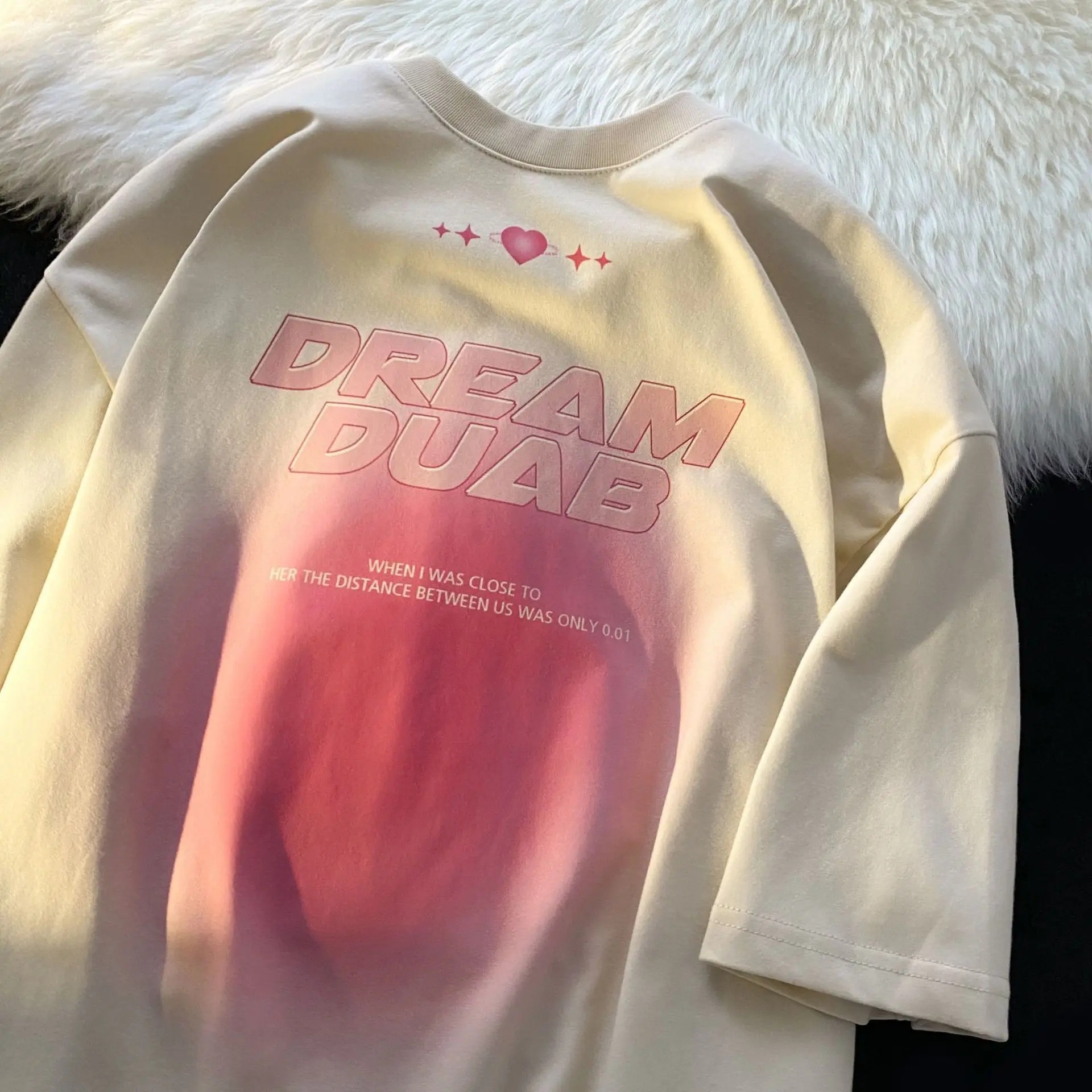 JHJN милая женская футболка, летняя свободная посадка для студентов ...