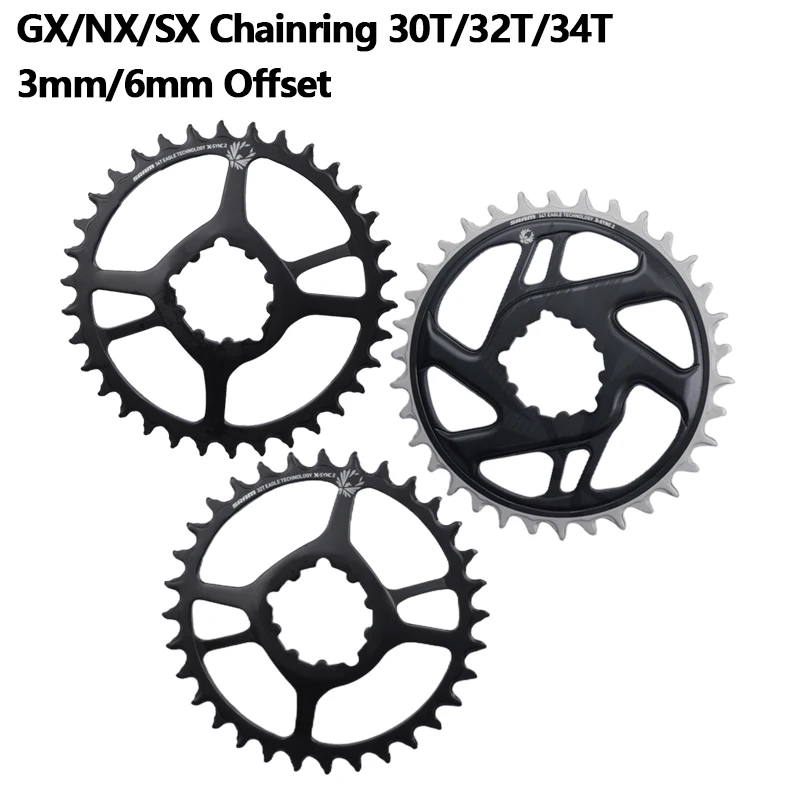 Шатун и передняя звездочка велосипеда Sram GX NX SX Eagle Chainring ...