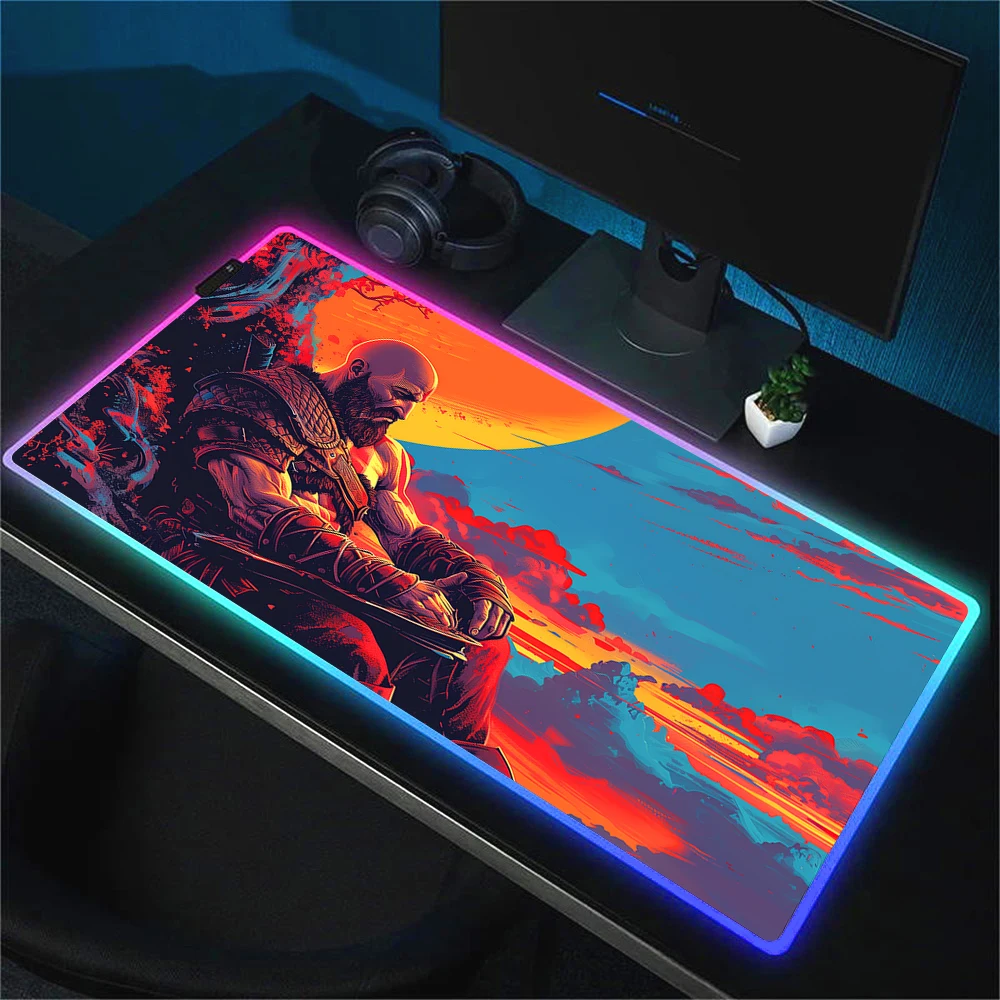 God Of War RGB коврик для мыши | AliExpress
