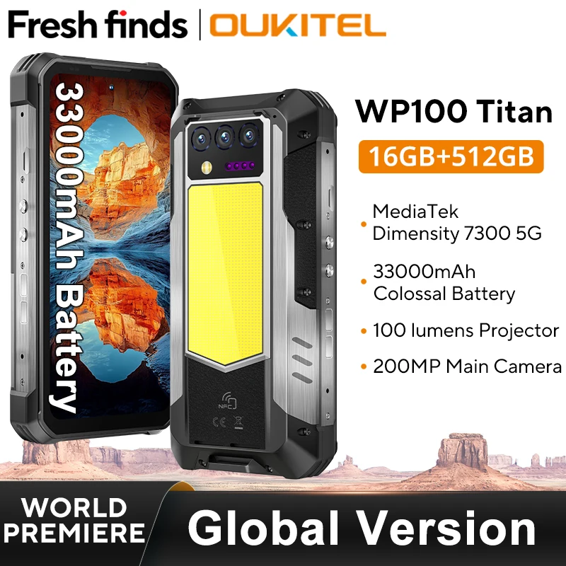 Смартфон Oukitel WP100 Titan, 16/512ГБ | AliExpress