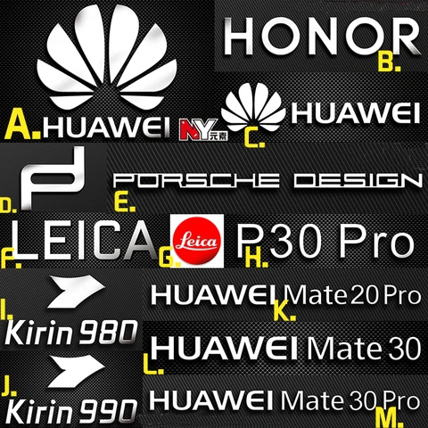Huawei наклейка с логотипом - купить недорого | AliExpress