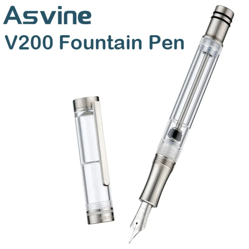 Asvine V200 титановая перьевая ручка | AliExpress