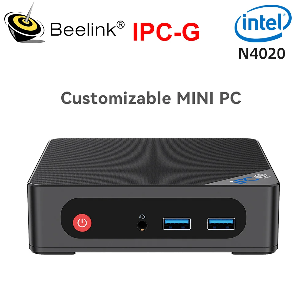 2024 Beelink безвентиляторный настраиваемый мини-ПК Intel Celeron N4020 ...