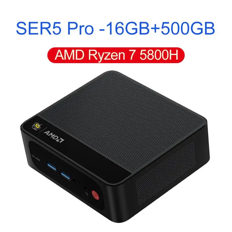 Новый! Beelink Ryzen 7 5800H SER5 Pro Max Мини-ПК AMD DDR4 16 ГБ ОЗУ ...