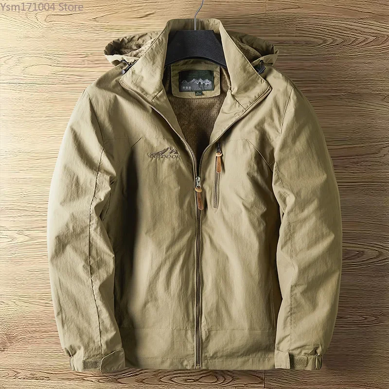 Куртка мужская демисезонная непродуваемая с капюшоном, 7XL | AliExpress