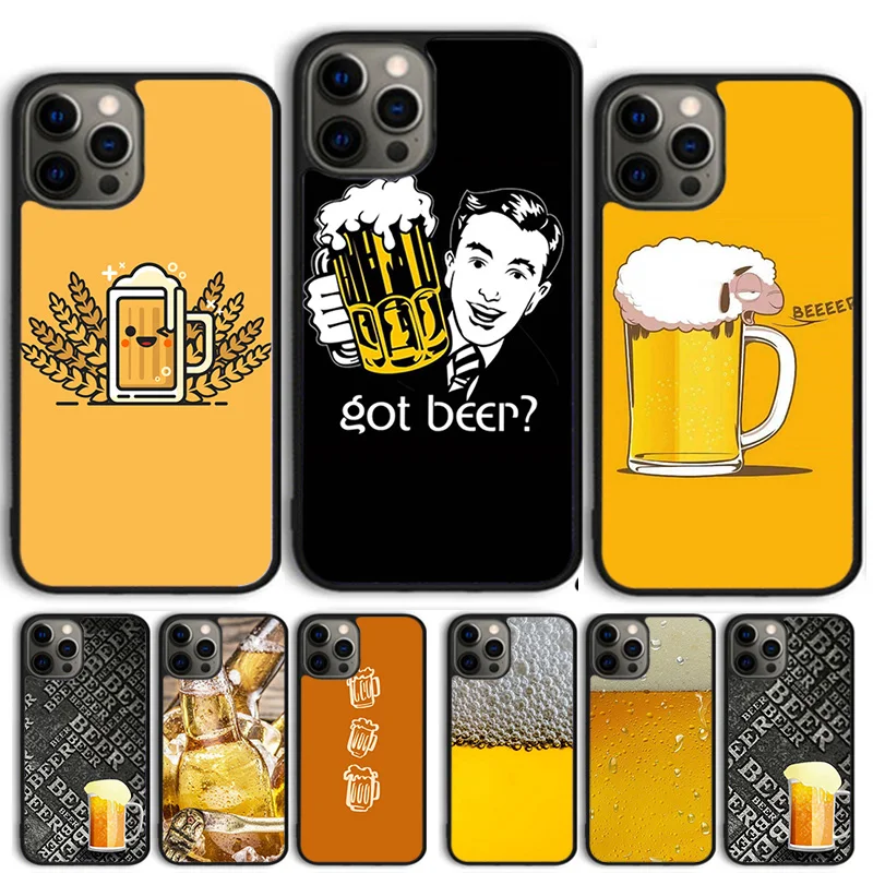 Beer Phone Case for iPhone 16 15 SE2020 6 7 8 Plus for Apple 13 11 12 ...