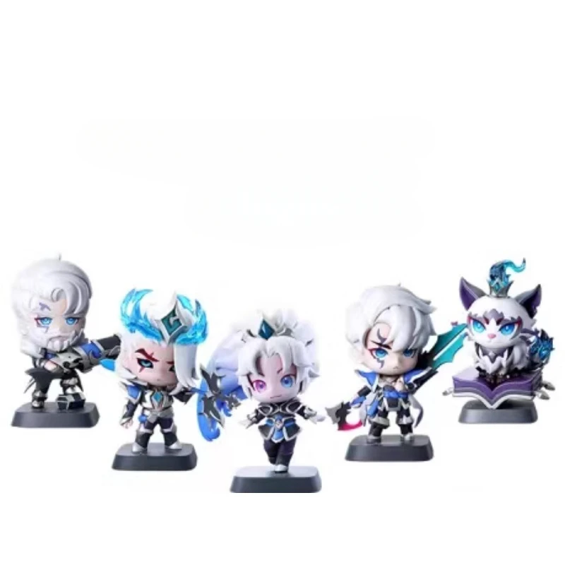 Мини-фигурки LoL EDG Yuumi Zoe Viego Aphelios Bandai | AliExpress
