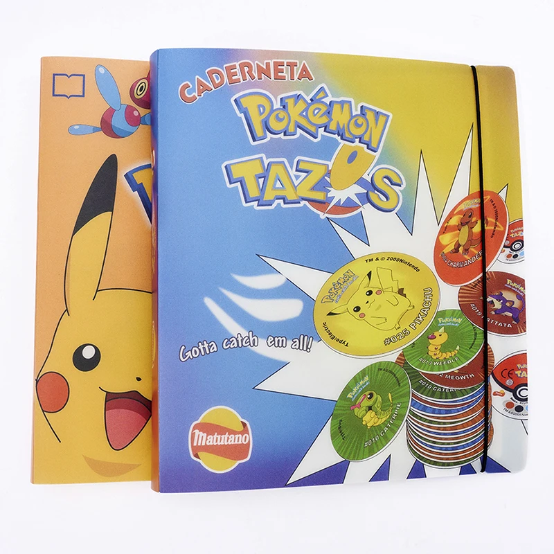 Pokemon Tazos Album Collection Game Cards Book Map Letter Holder Binder ...