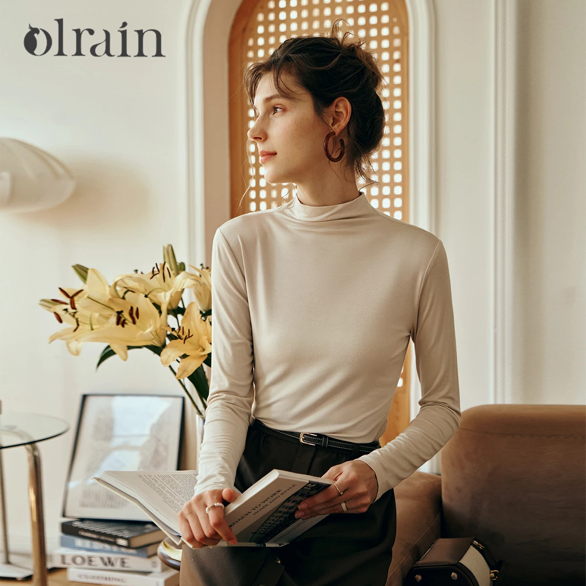 OLrain вискозная футболка | AliExpress