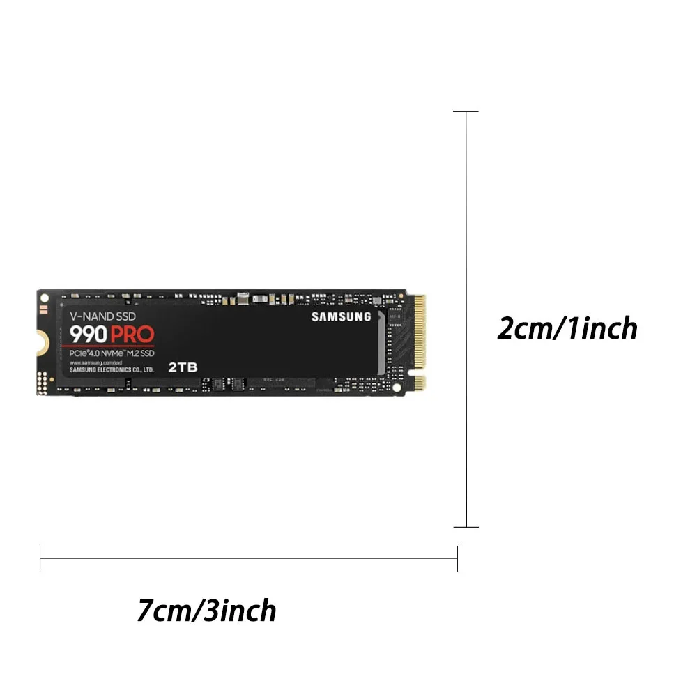 SAMSUNG SSD M2 Nvme 980 PRO 2T Внутренний твердотельный накопитель hdd Жесткий диск M.2 для ...