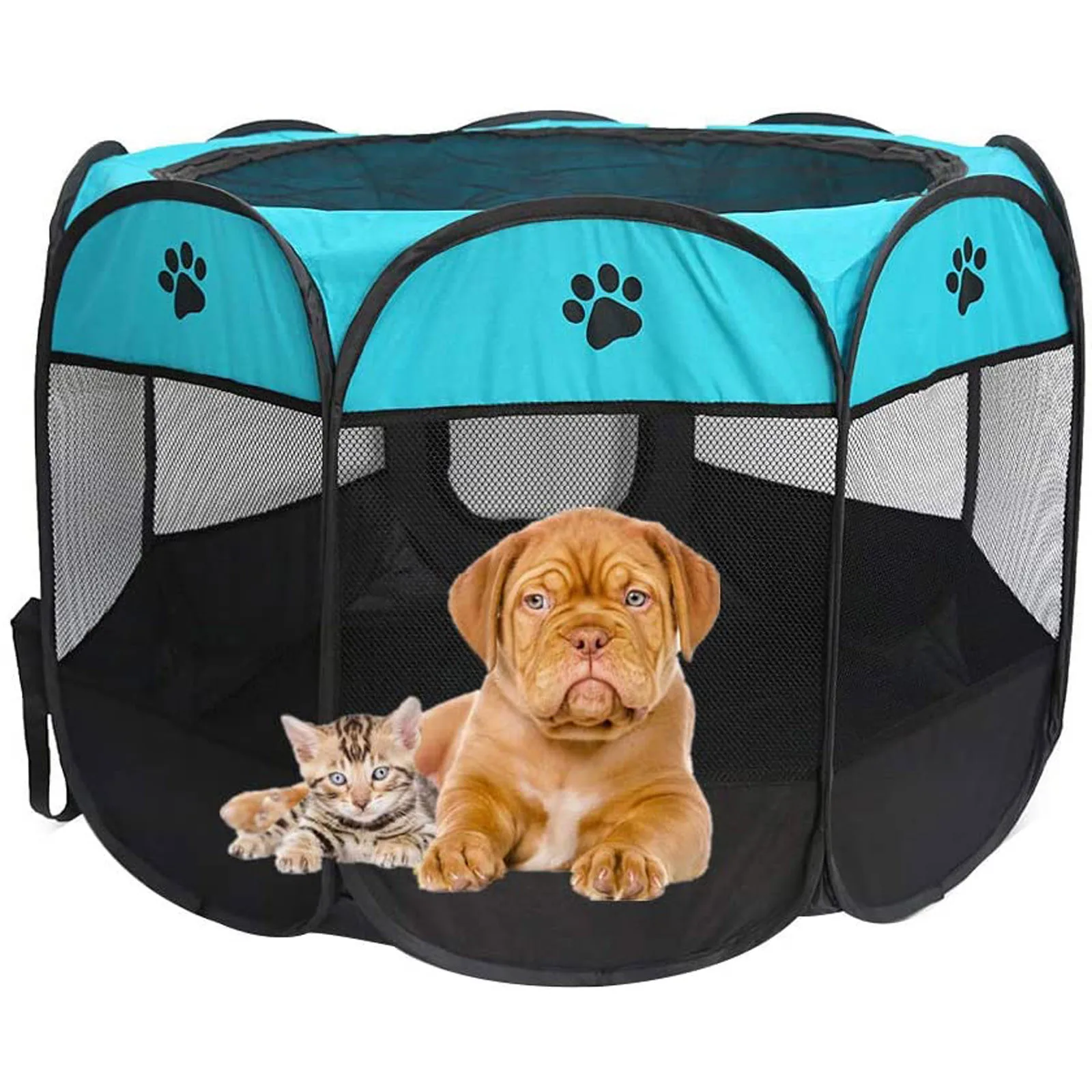 Складная палатка для домашних животных, портативный домик для собак ...