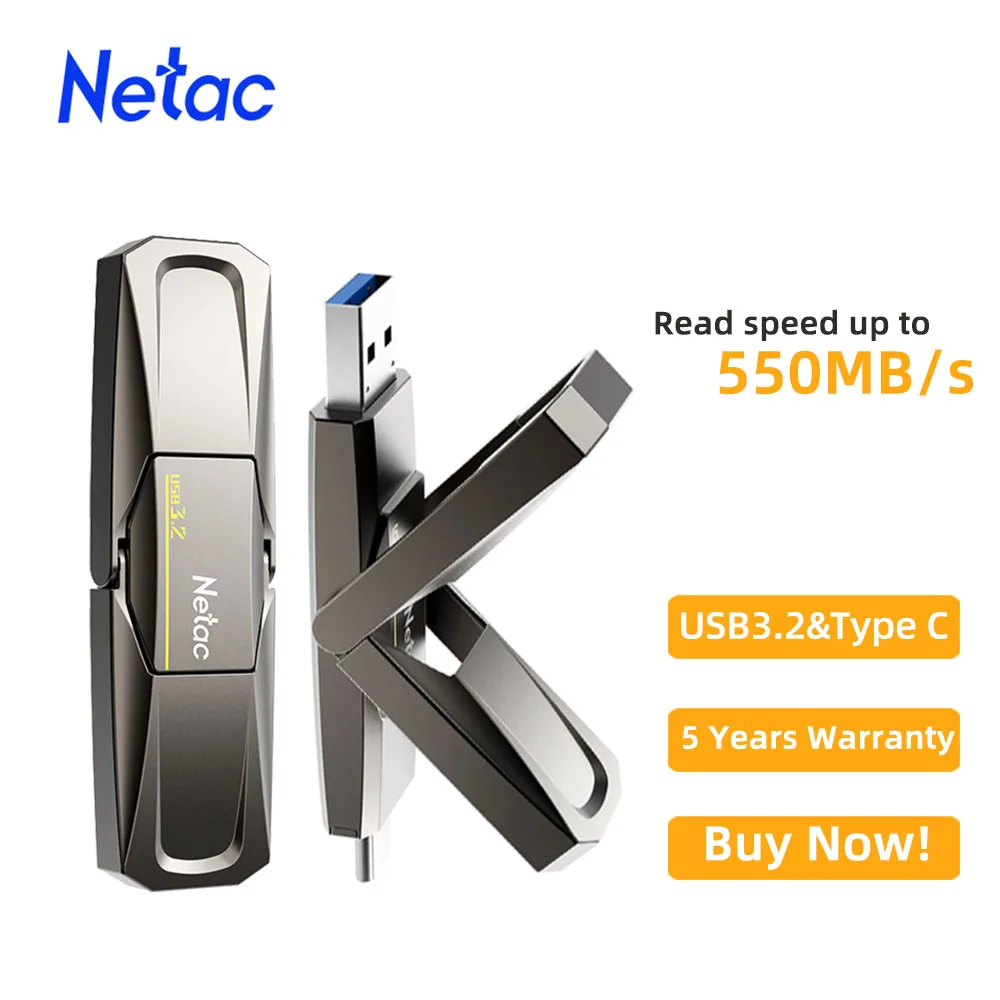Netac US5 USB флешка 128/256/512/1 ТБ | AliExpress