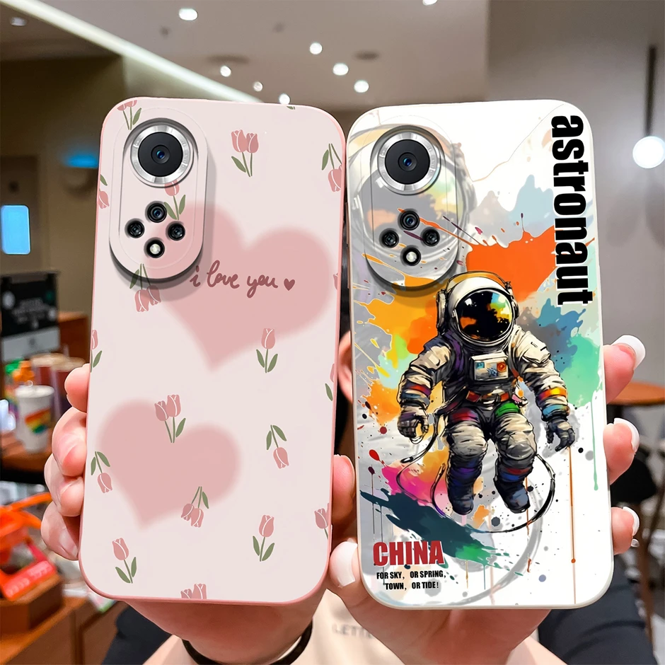 Чехол для Honor 50 Pro SE Lite с креативным граффити и рисунком кота ...