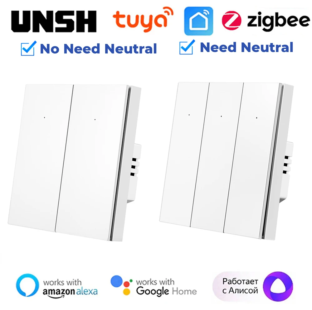 Умный выключатель UNSH для ЕС и Великобритании | AliExpress