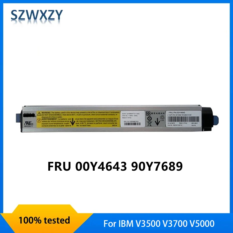 Оригинальная батарея 00Y4643 90Y7689 для контроллера IBM V3500 V3700 ...
