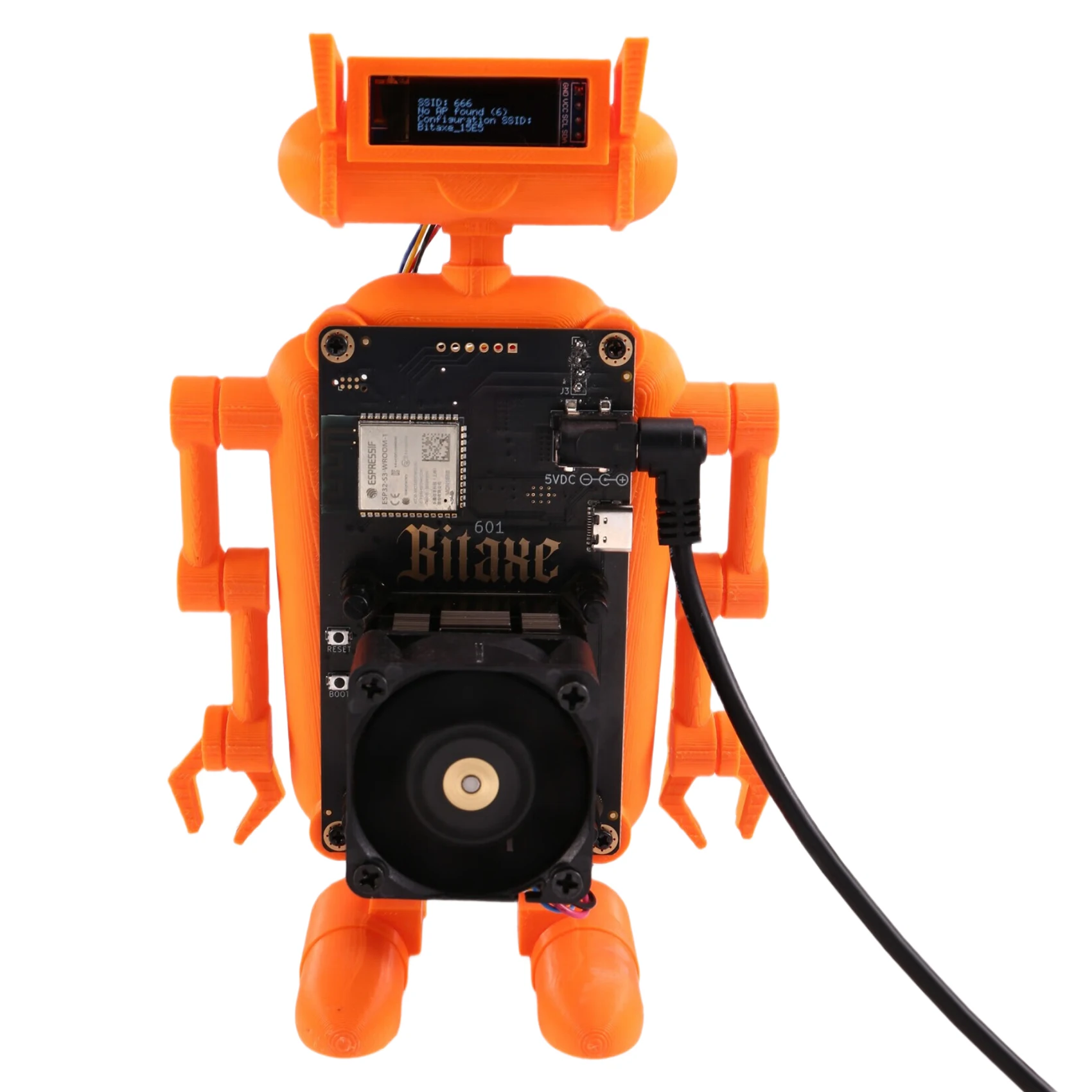 Bitaxe Gamma 601 Solo Miner Robot 1,2TH/S BM1370 Asic Chip 18 Вт от ...