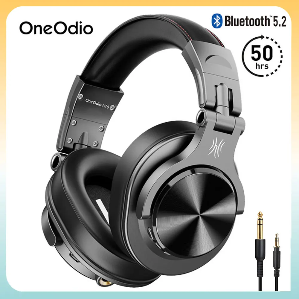 Oneodio Wireless Bluetooth 5.2 Headphones 110Hrs + Stereo Wired Gaming ...