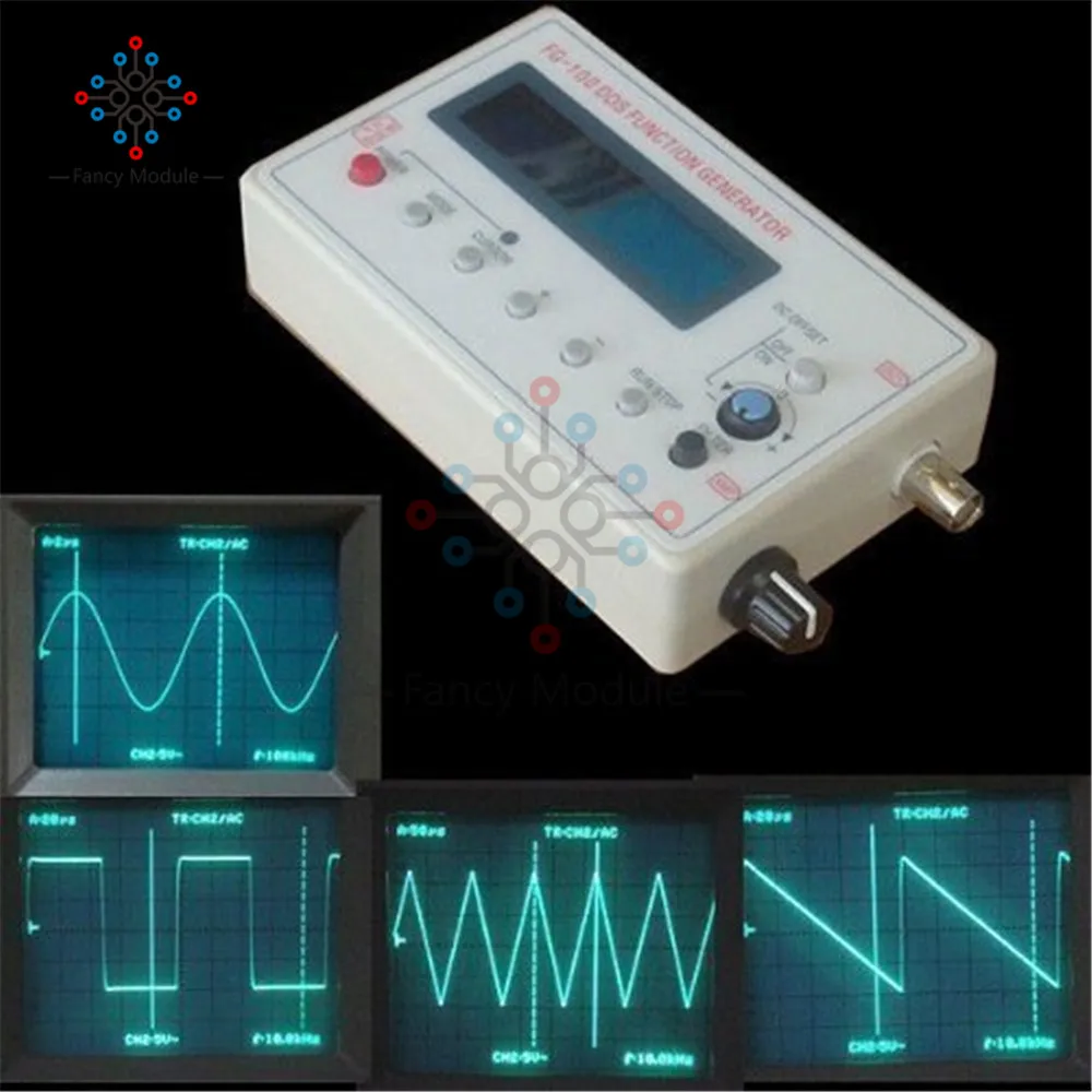 FG-100 DDS функция генератора сигналов, Частотный счетчик, 1 Гц-500 кГц ...